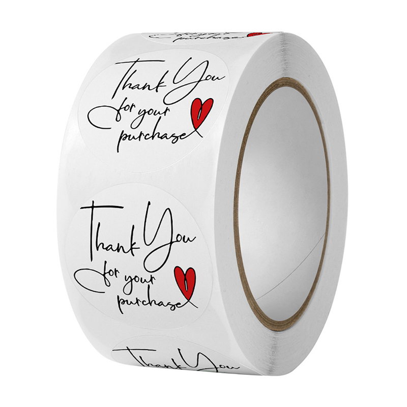 500pcs Thank You for Your Purchase Stickers Scrapbooking Gracias ...