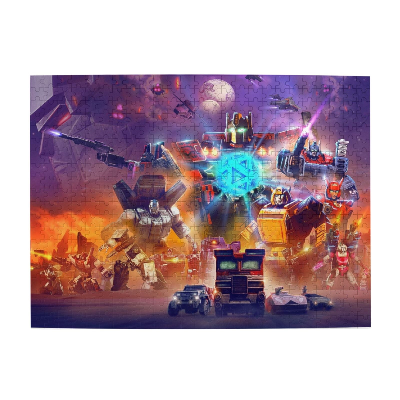 500pcs Transformers Wooden Puzzle Novelty Jigsaw Puzzle Cartoon Puzzles ...