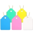 500pcs Waterproof Tags with String, Plastic Reusable Plant Labels ...