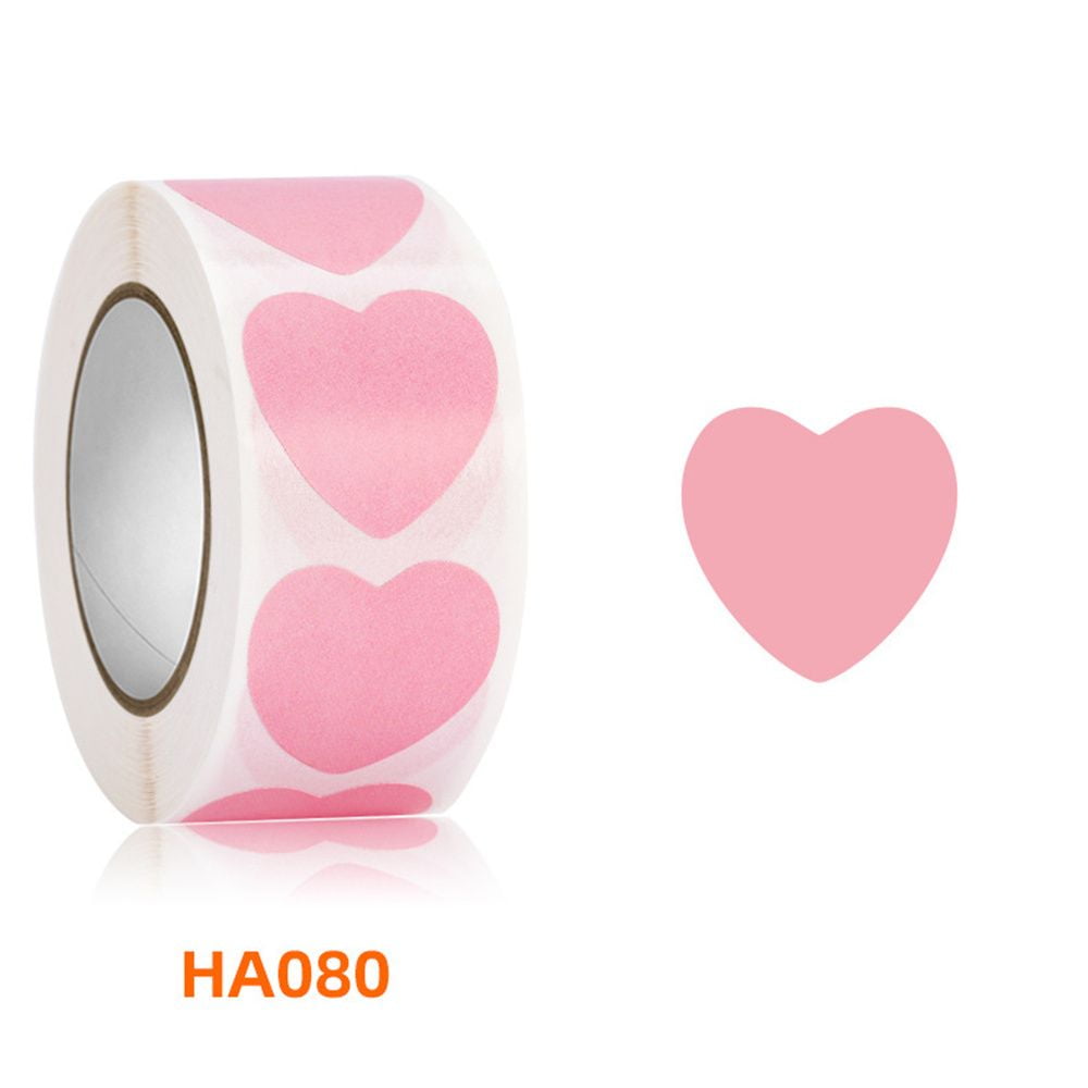 500pcs/roll Envelopes Packing Bag Happy Valentine's Day Labels Gift Box ...