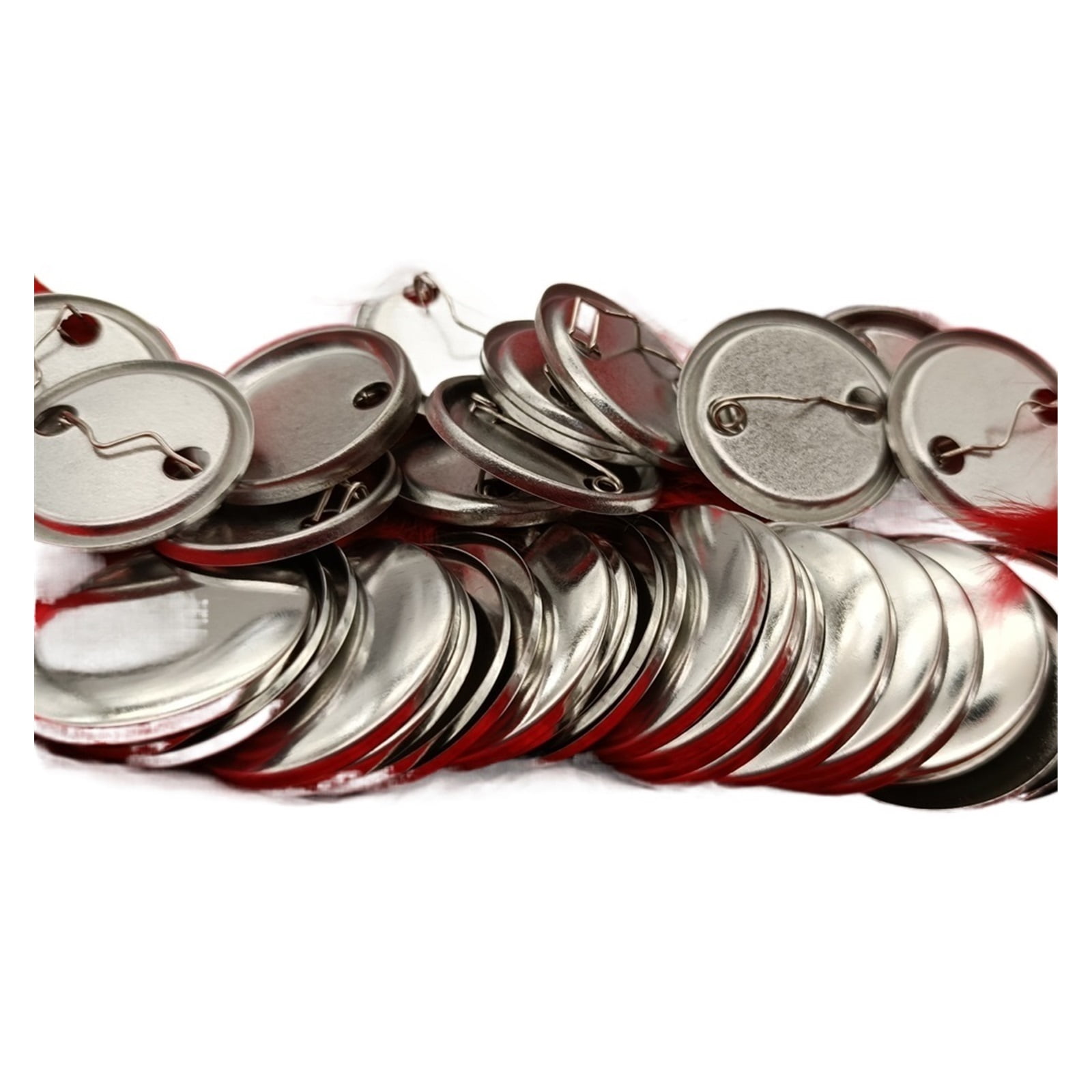 500sets 25-75MM Blank Badge Pin Button Parts Badge Machine Button Pin Maker Making Kits New ...