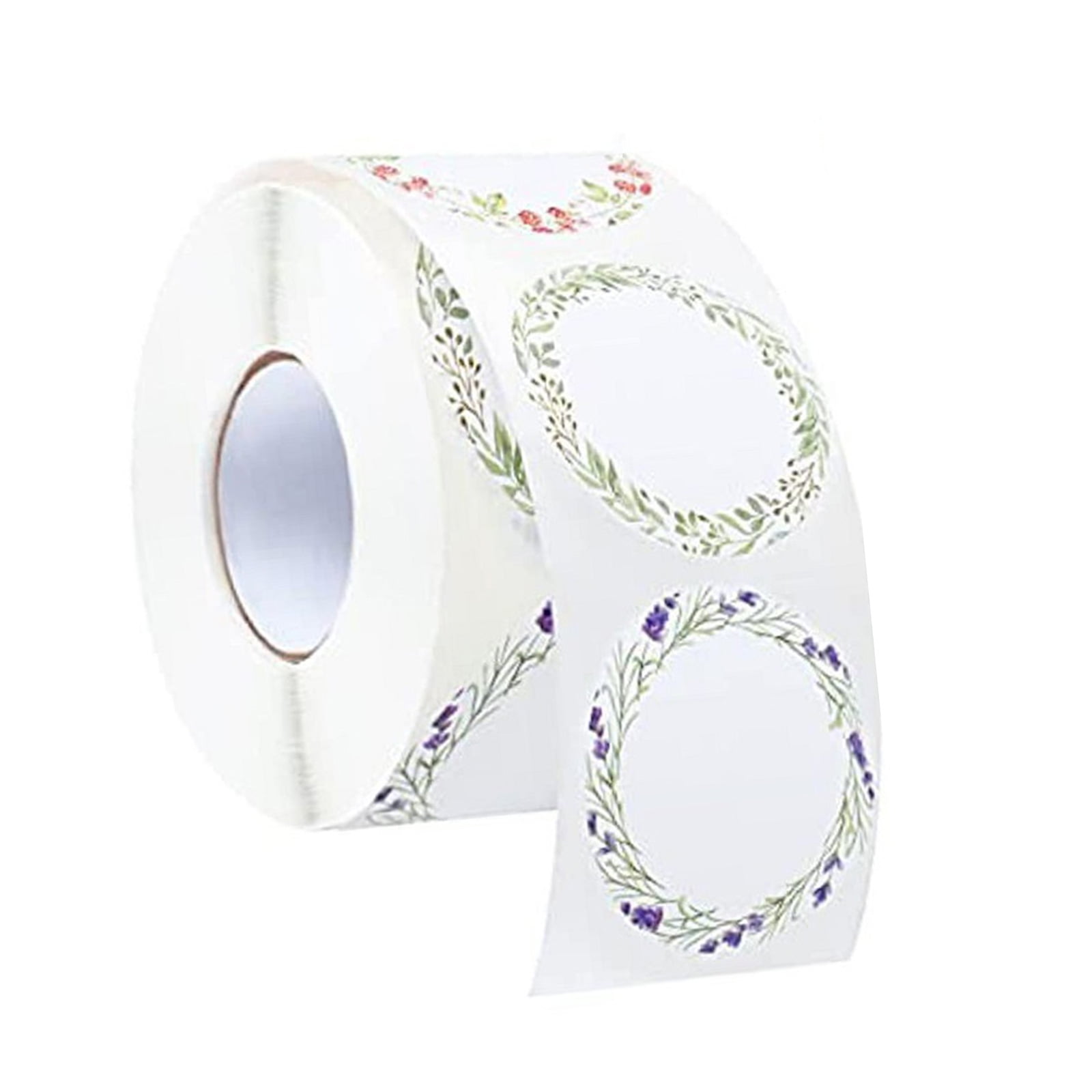 500x/Roll Self-Adhesive Labels Round Stickers Jar Labels Labels Baking ...