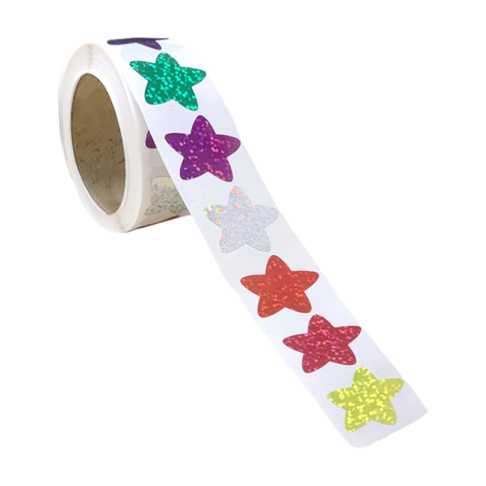 500x Star Stickers Card Making Self Sticky 2.5cm Seal Sticker Envelope ...