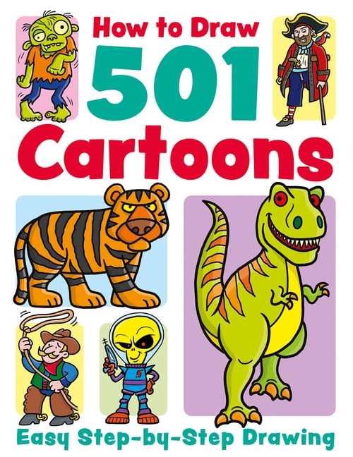 501 Things to Draw How to Draw 501 Cartoons, (Paperback) - Walmart.com