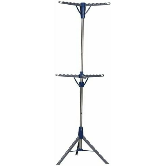 5012-1 Portable 2-Tier Clothes Drying Rack Tri-pod | Dry Wet Laundry or ...