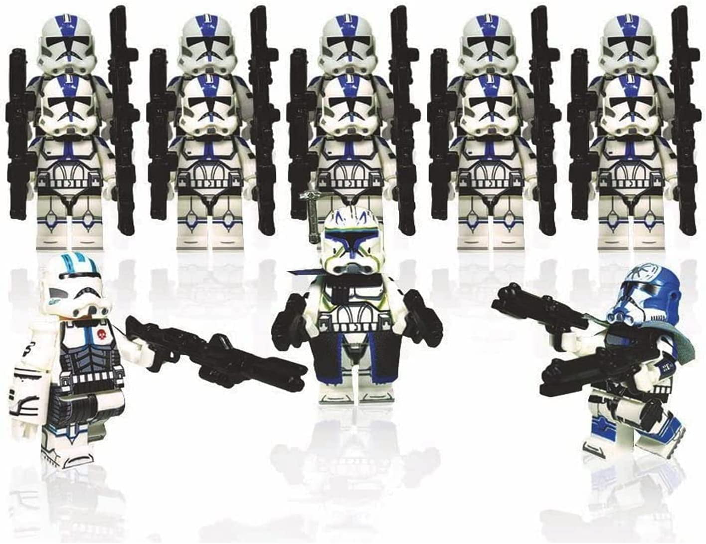 Kufutee 501st Legion Captain Rex Heavy Clone Trooper Set, 13 Piece ...