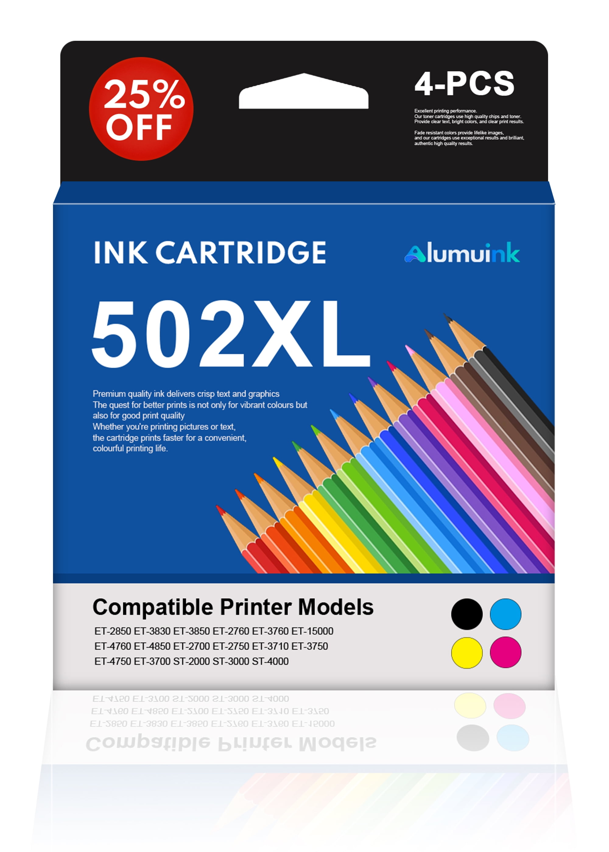 502 T502 Refill Ink Bottle Replacement for Epson Ink 502 ET-2750 ET ...