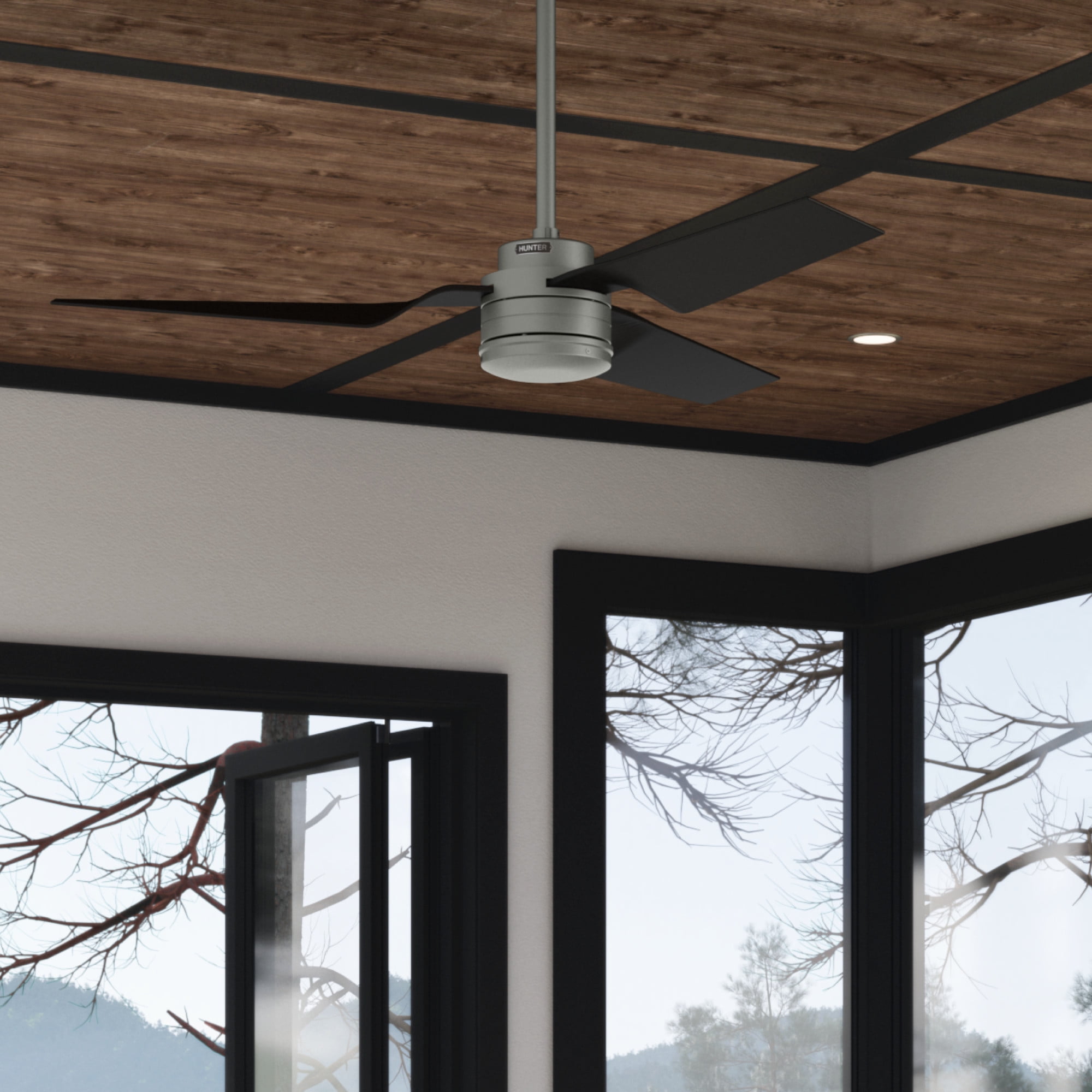 Hunter - Cabo Frio Indoor/Outdoor Ceiling Fan, Wall Control, 52-inch ...