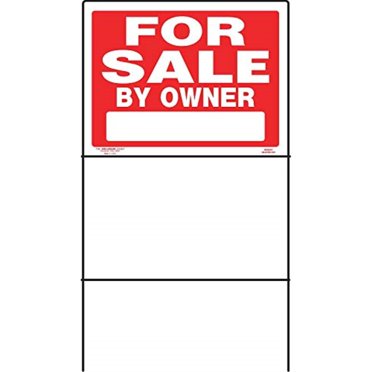 Hillman English Red Sign 10 in. H X 14 in. W - Walmart.com