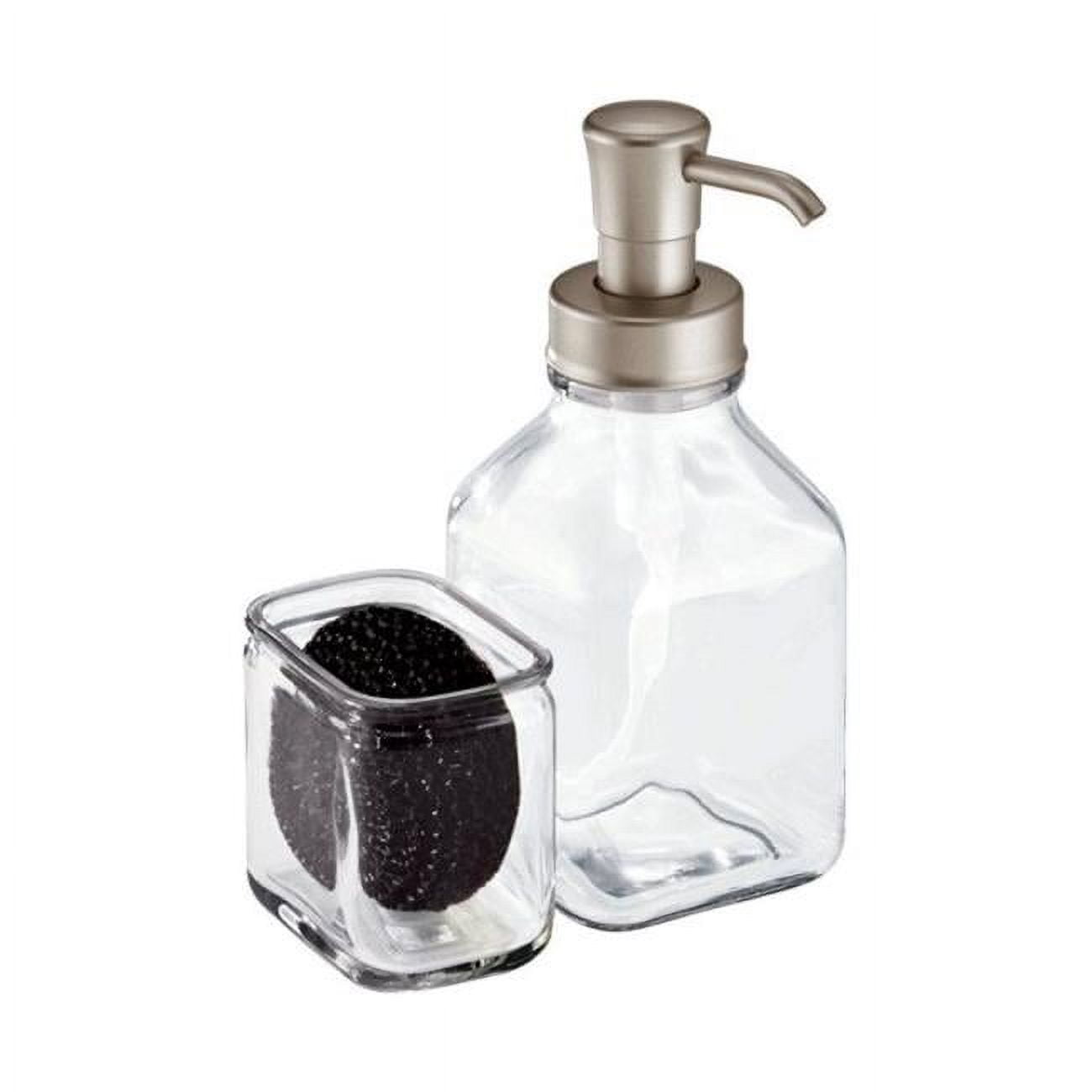 50325 Cora Soap Pump & Side Caddy Clear - pack of 2 - Walmart.com