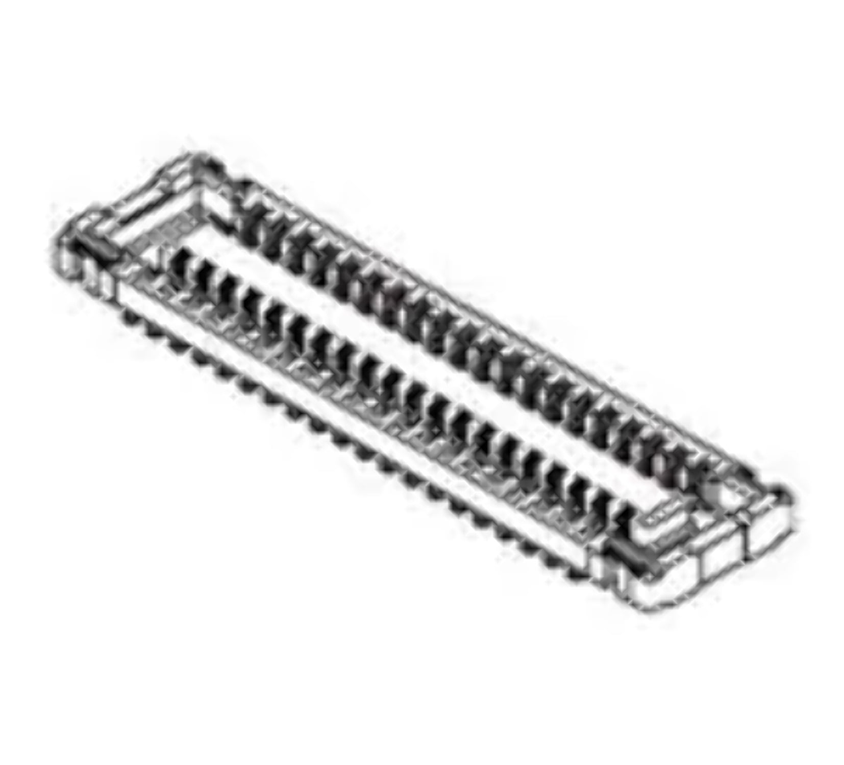 503304-5010 Connector Receptacle 50 Position Center Strip Contacts ...