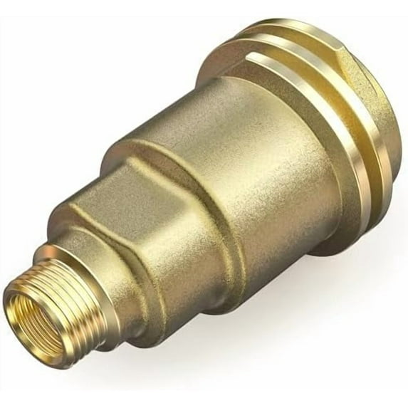 5042 QCC1 Propane Gas Fitting Hose Adapter with 1/4 Inch Male Pipe ...