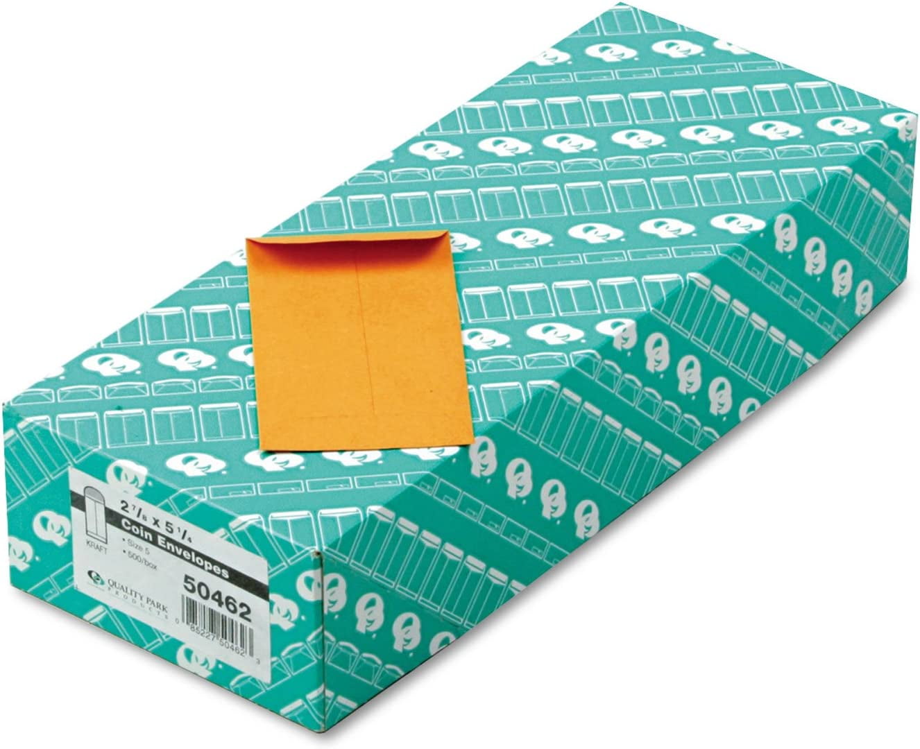 50462 Coin Small Parts Envelope, #5, 2 7/8 x 5 1/4, Brown , 500/Box ...