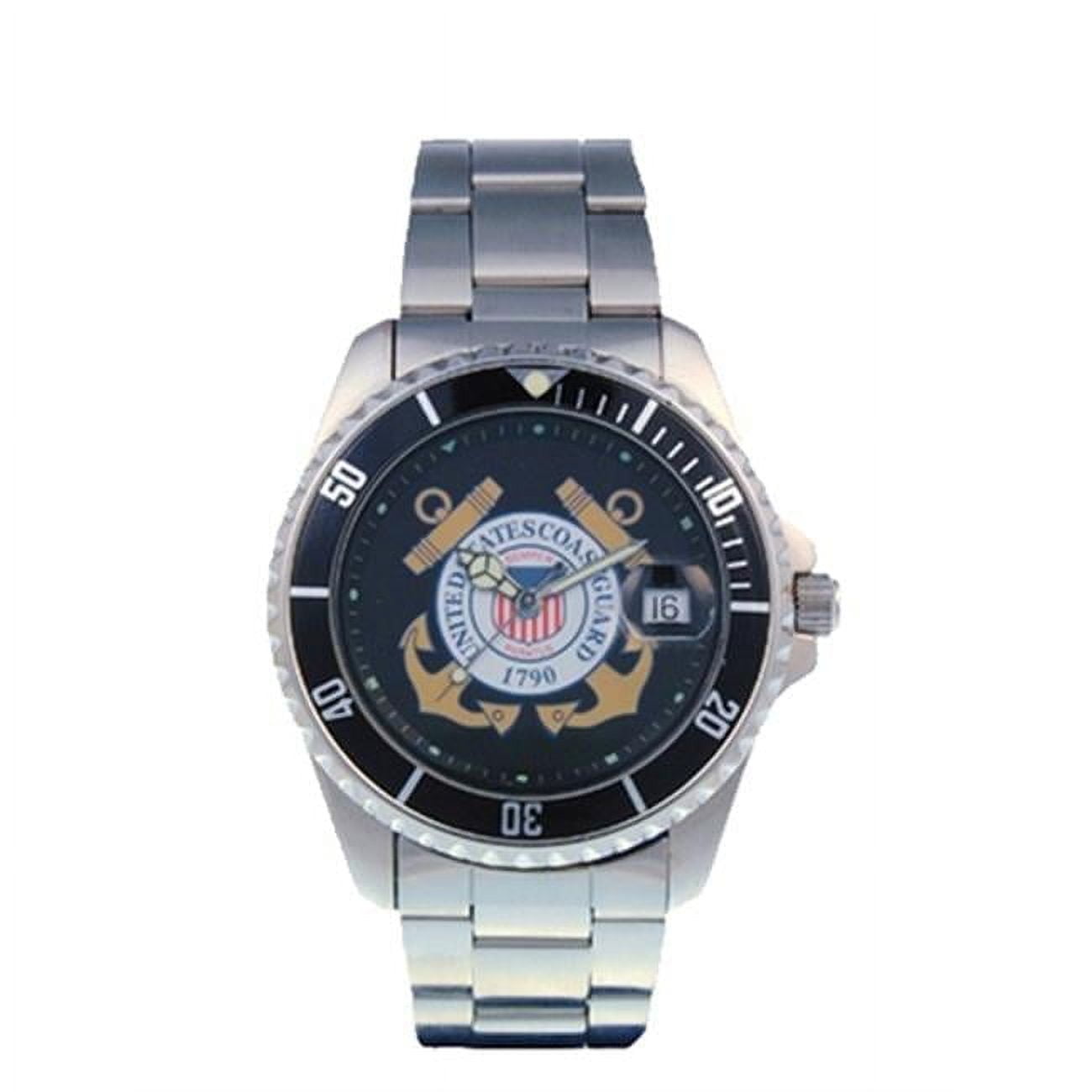 50498 Mens Coast Guard Military Watches - Stainless Steel - Walmart.com