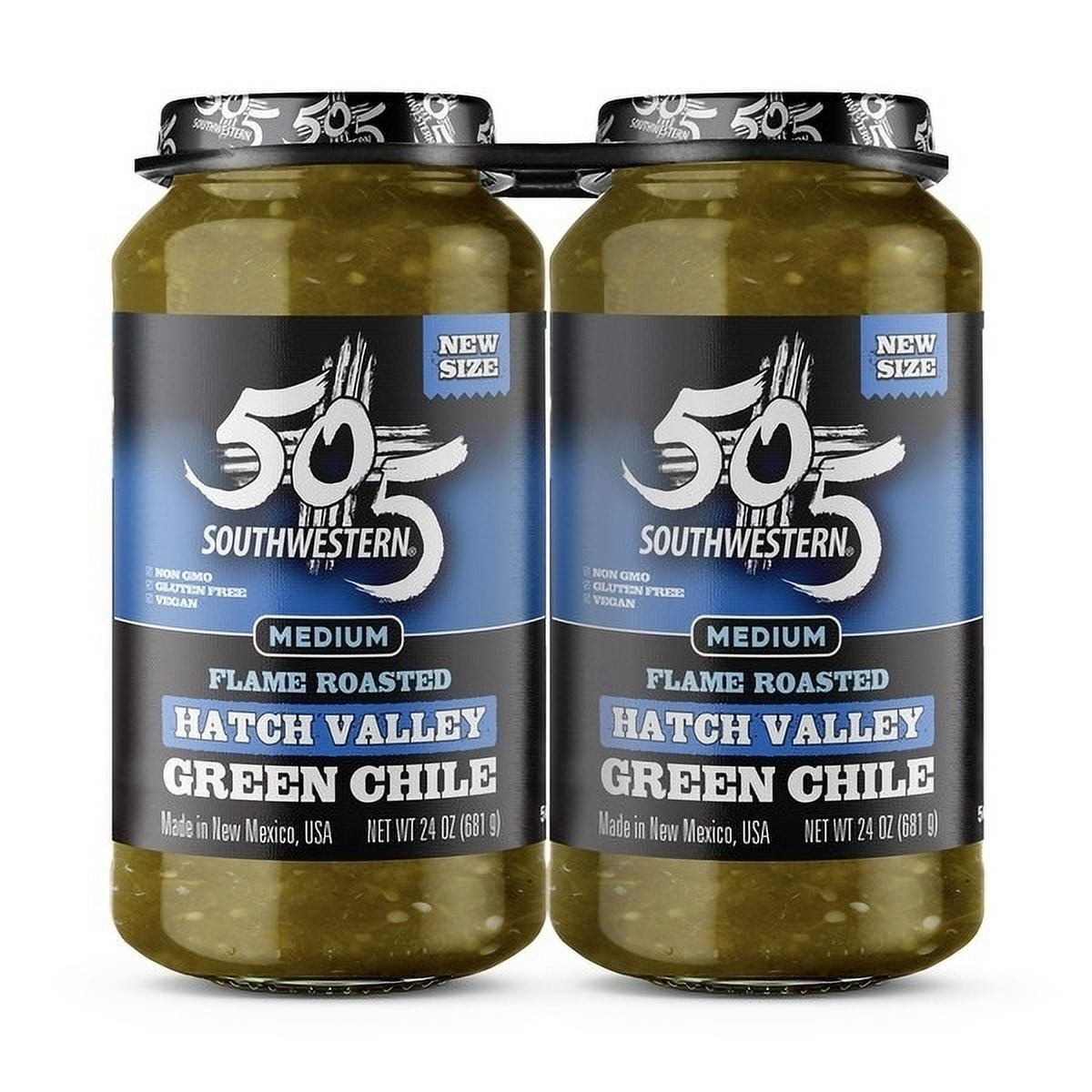 505 Southwestern Flame Roasted Medium Green Chile, Diced, Gluten Free ...