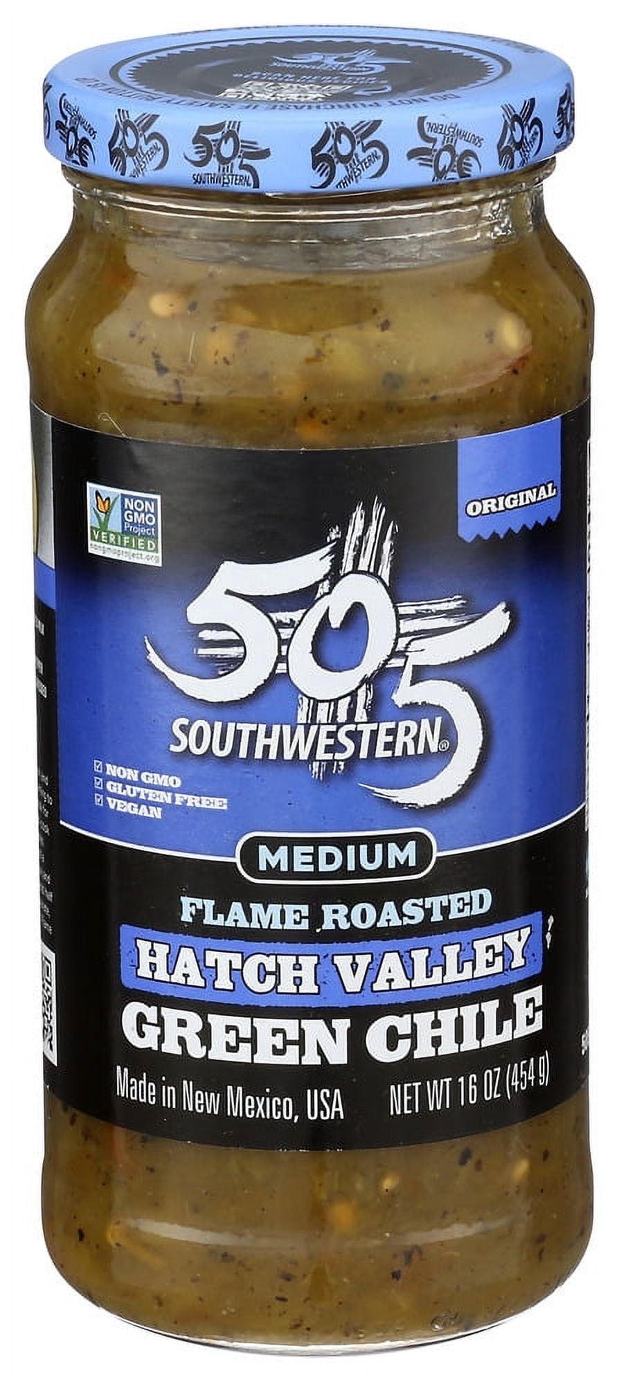 505 Southwestern Hatch Valley Medium Green Chile Salsa with Tomatillo ...