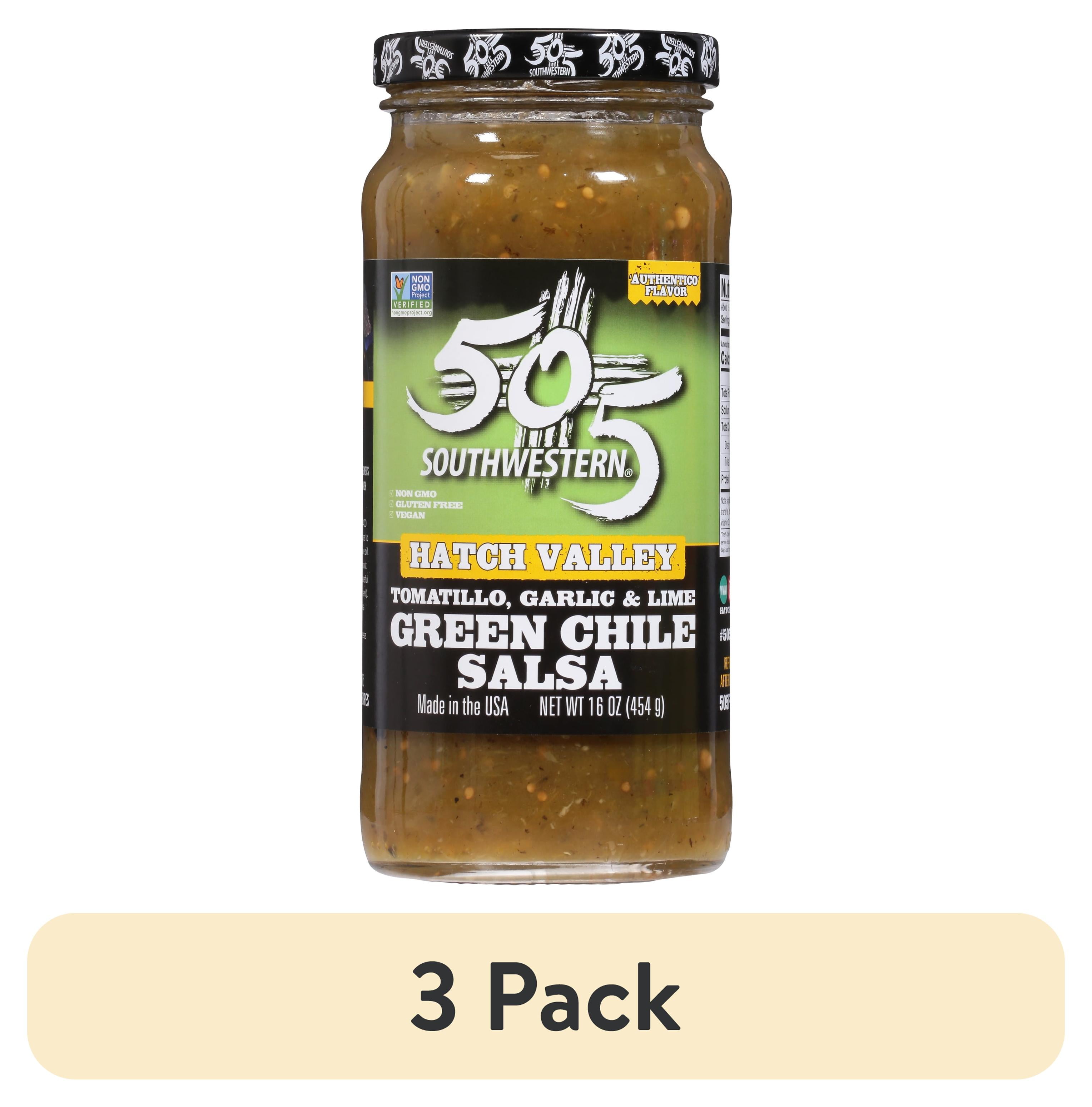 (3 pack) 505 Southwestern Tomatillo Garlic and Lime Salsa (Medium ...