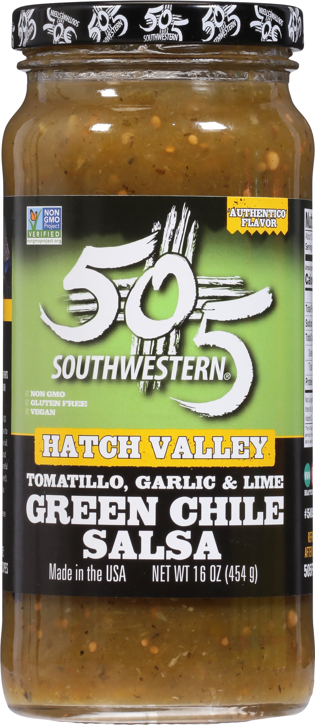 505 Southwestern Hatch Valley Green Chili Sauce - Tomatillo, Garlic ...