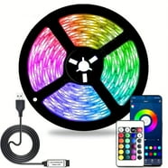 PROMOUNTS 80-inch LED Lights for TV, 16 RGB USB TV Light Strip with ...