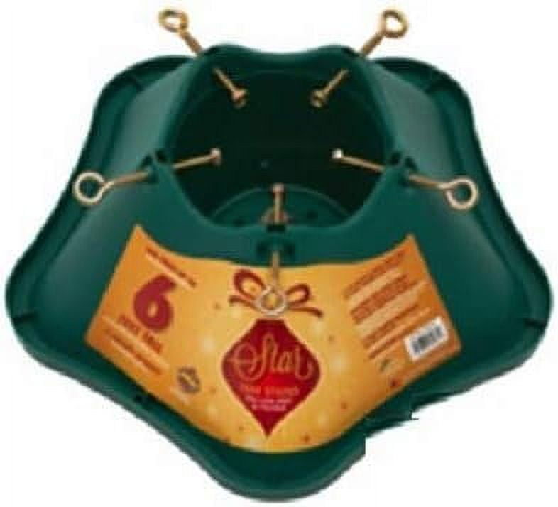 506-ST Christmas Tree Stand, Green Plastic, 6-Ft. - Quantity 1 ...
