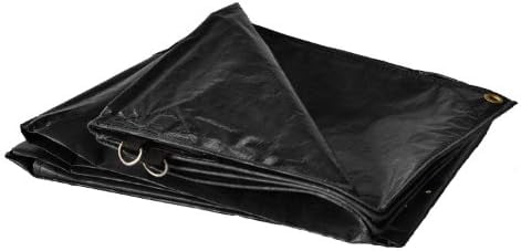 508123 Super Heavy Duty Tarp, 8x12 Feet, Black - Walmart.com