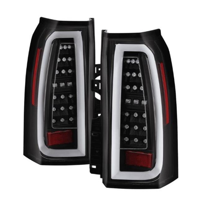 5085702 Black LED Tail Lights for 2015-2019 GMC Yukon - Walmart.com