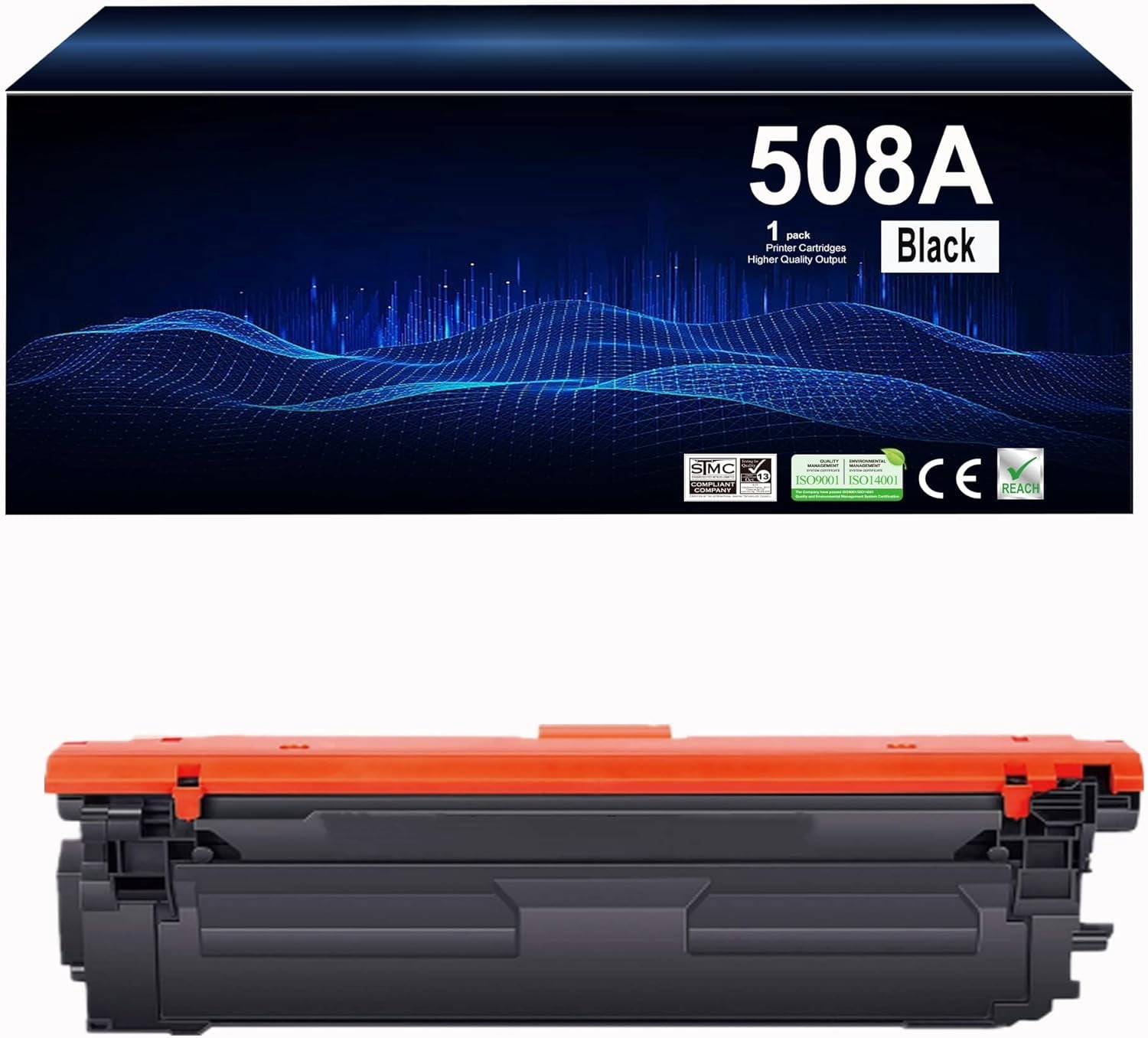 508A Black Toner Cartridge CF360A Works with HP Color Laser Jet ...