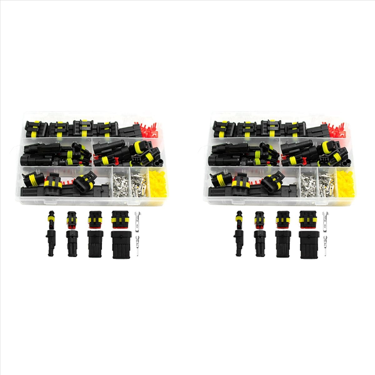 508X Waterproof Connectors Kit Solder Wire Quick Connector Electrical ...