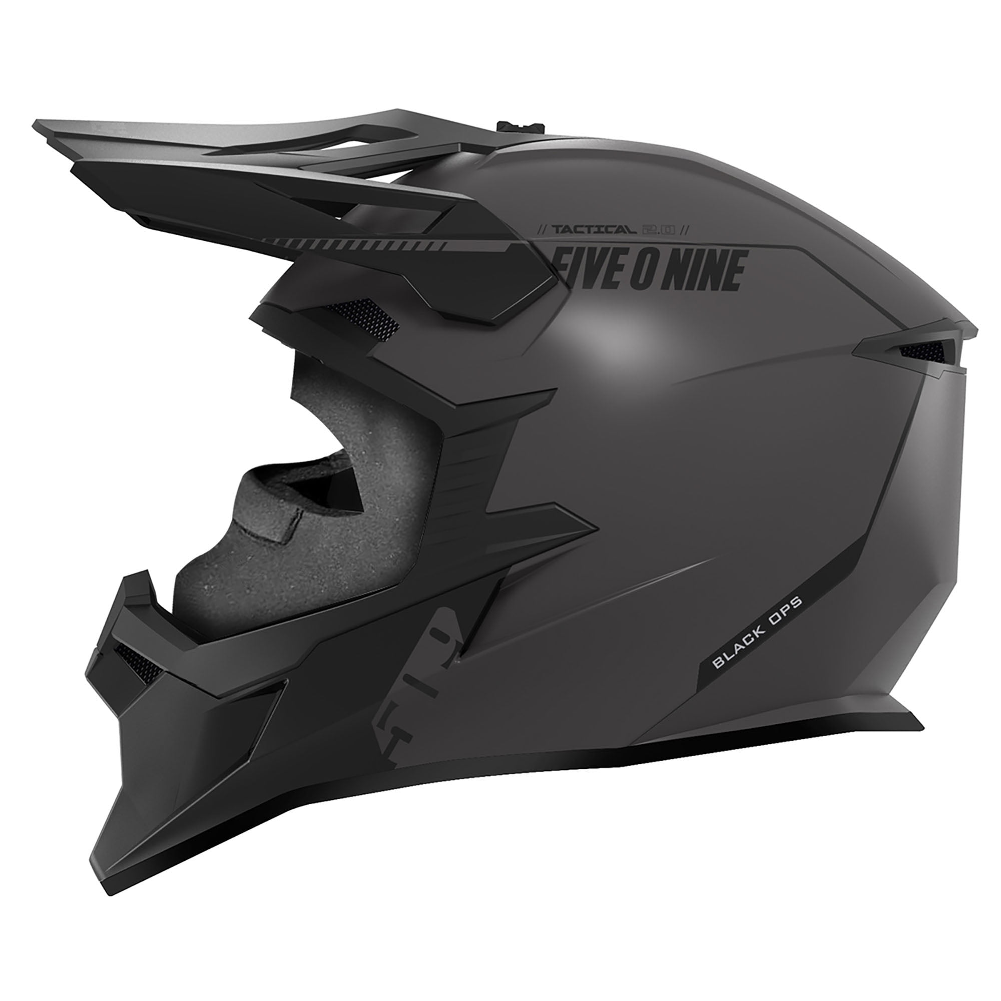 509 Tactical 2.0 Snowmobile Helmet Polycarbonate VEES Device Black Ops ...