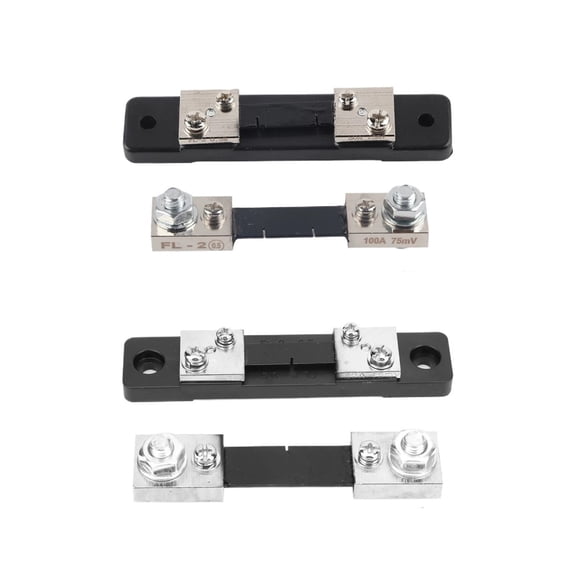 50A/100A Current AMP Shunt Resistor 75mV FL-2 for Digital Ammeter ...