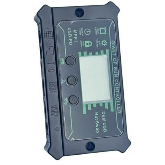 50A-100A Intelligent for Solar Charge Controller MPPT Dual USB Ports ...