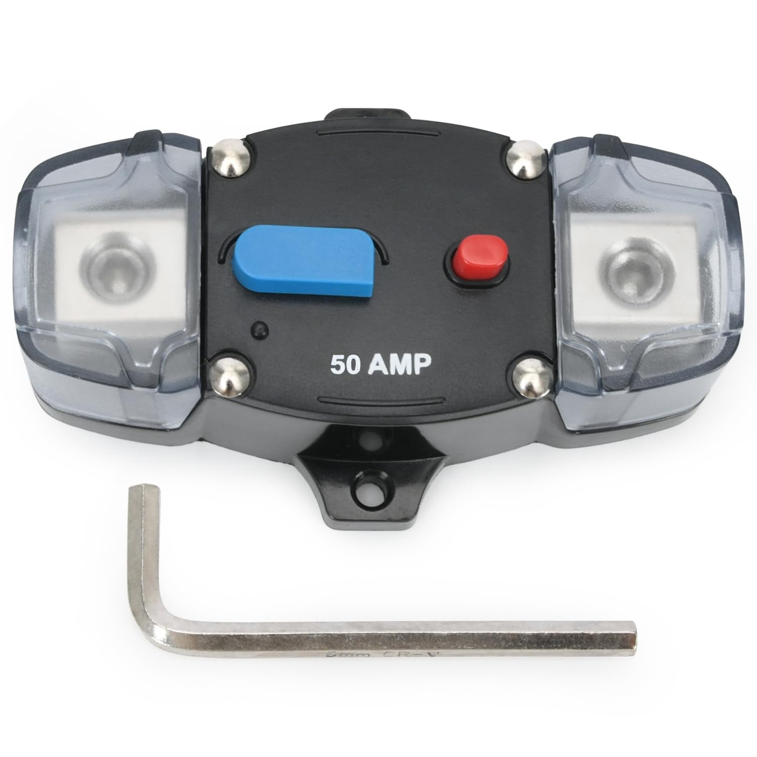 50A 12-48 Volt DC Self Recovery Circuit Breaker with Manual Reset ...