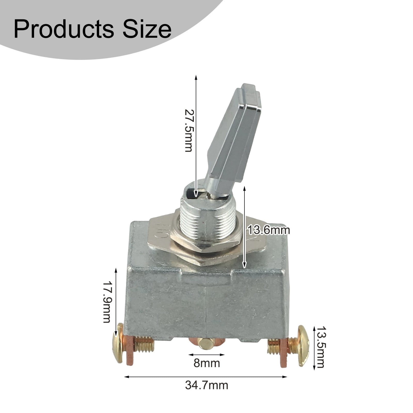 50A 12V Dc Heavy Duty Toggle Switch 3 Position 50 Amp Toggle Switch 3 ...