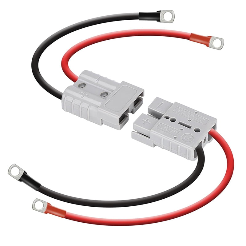 50A 8Awg Battery Quick Connect Electric Forklift Cable Kit with O Ring ...