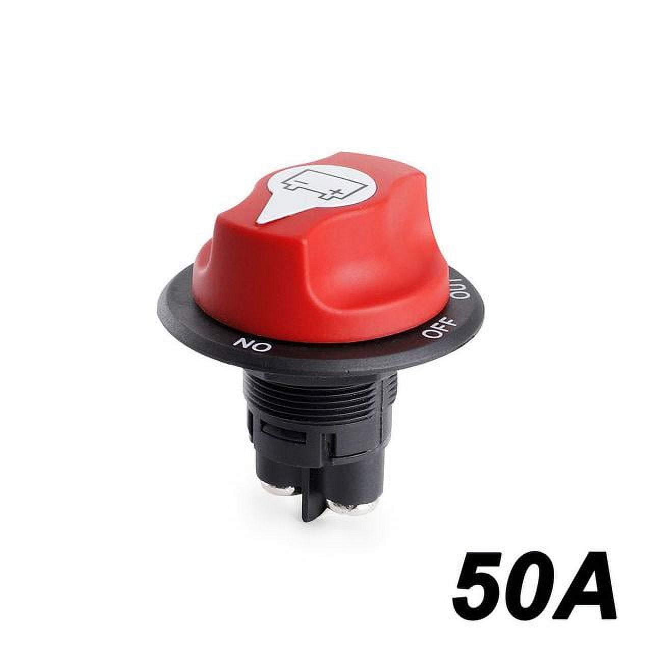50A Car Battery Race Rally Switch 12V Battery Disconnector Isolator Cut ...