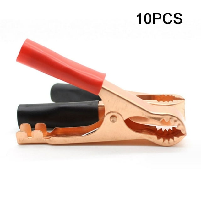 50A Car For Alligator Clips Battery Clamps Crocodile Clip Aligator ...
