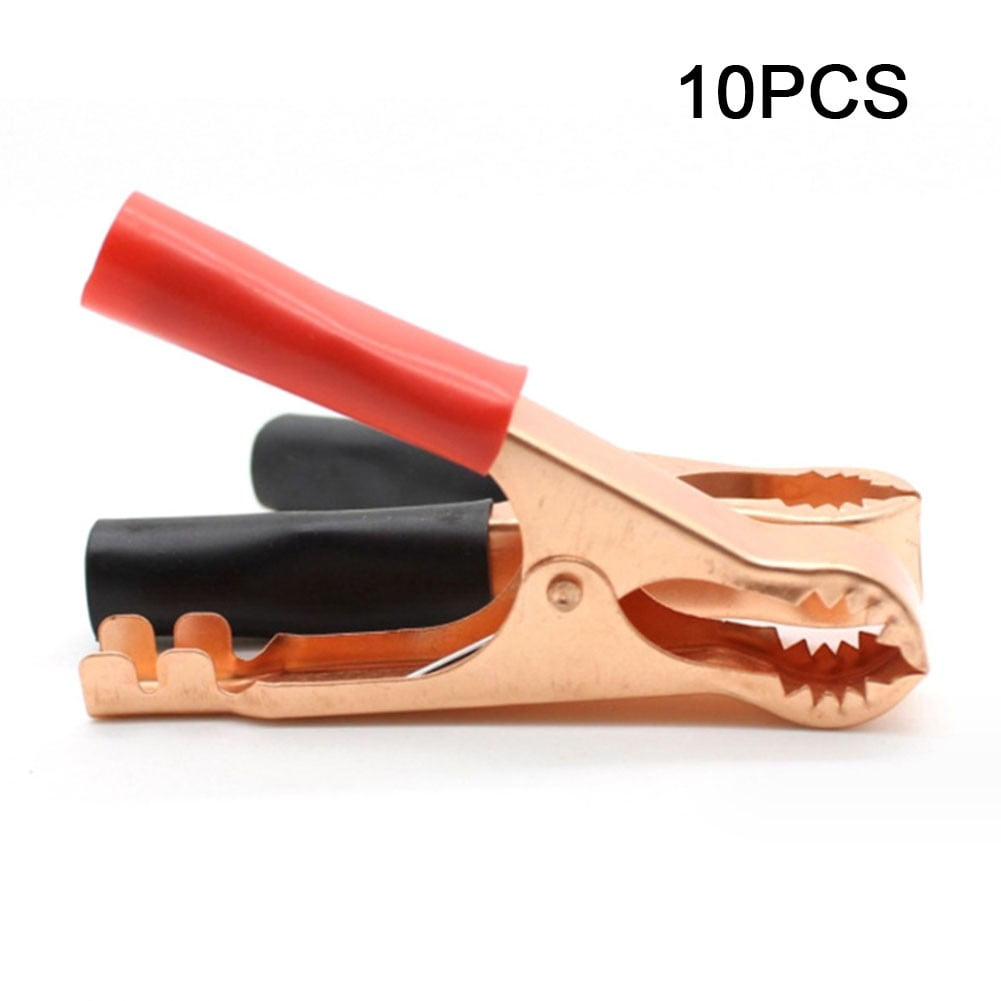50A Car for Alligator Clips Battery Clamps Crocodile Clip Aligator ...