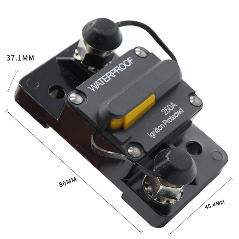 50A Circuit Breaker with Manual Reset for Boat Marine RV Yacht Battery ...