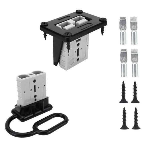 Strong 50A Plastic Base Plugs Panel Mount for Automotive & Marine ...