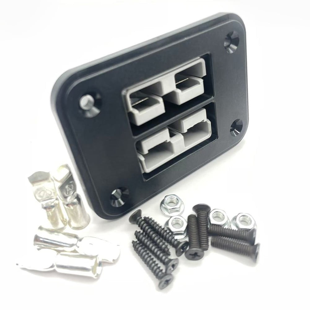 50A Double Flush Mount For Anderson Plug Connector Mounting Bracket For ...