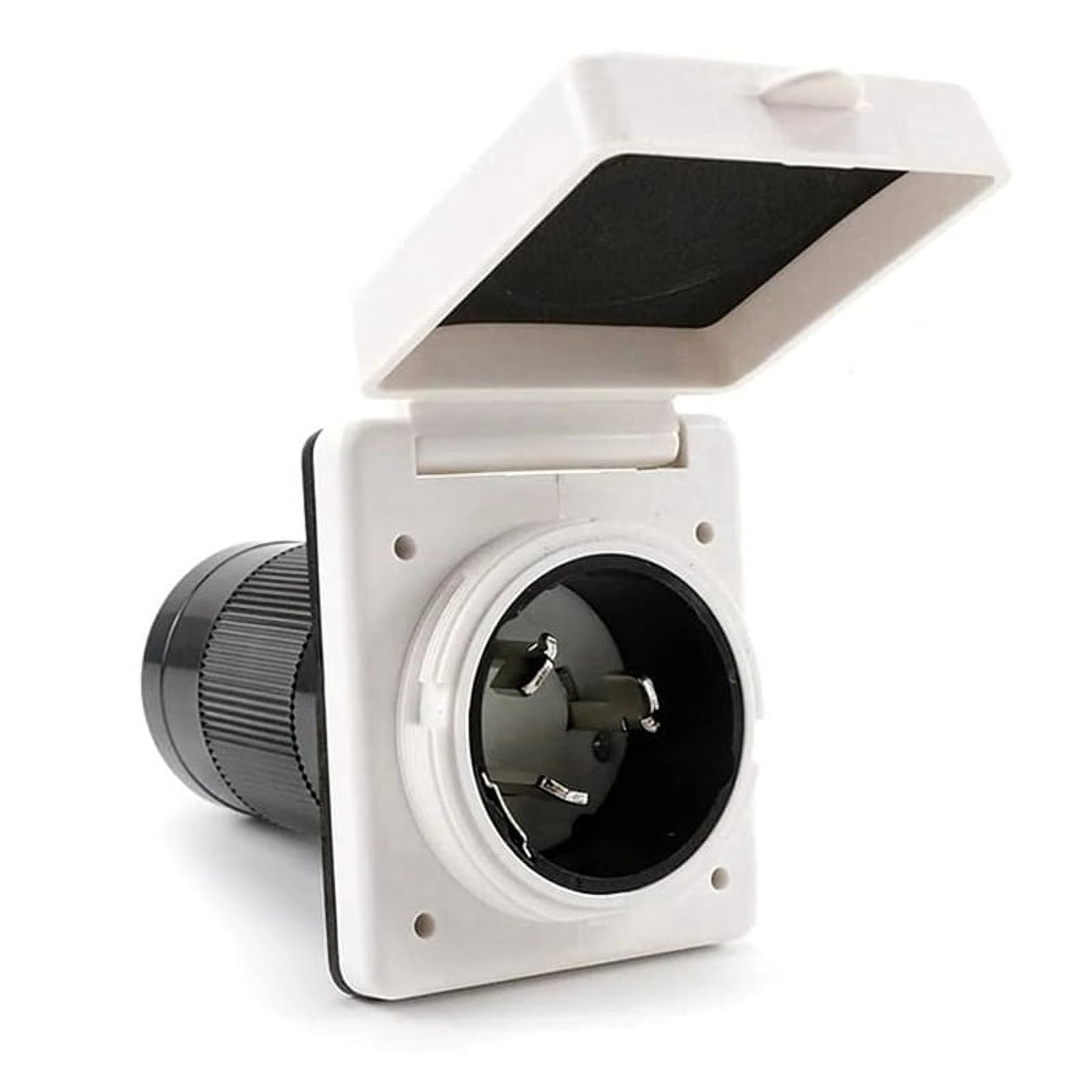 50A RV Plug Twist Lock Inlet,Shore Power Inlet 125V/250V Receptacle for ...