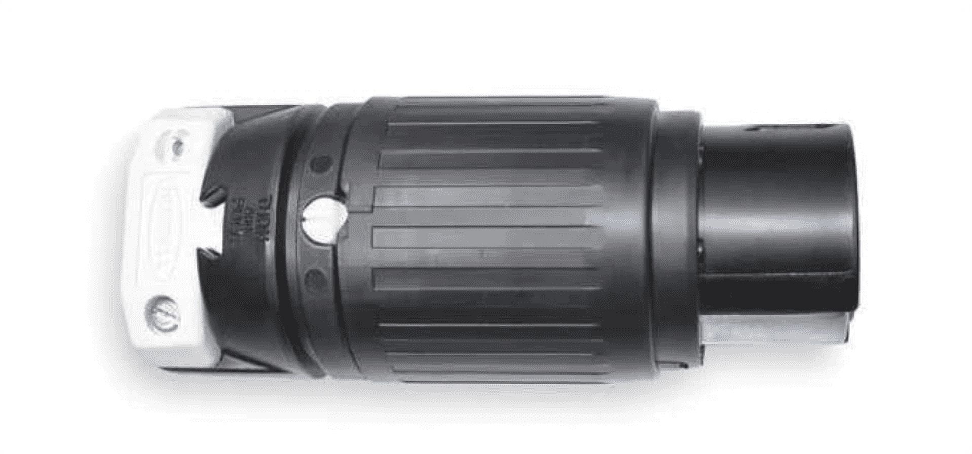 50A Twist-Lock Connector 3P 4W 480VAC BK/WT - Walmart.com