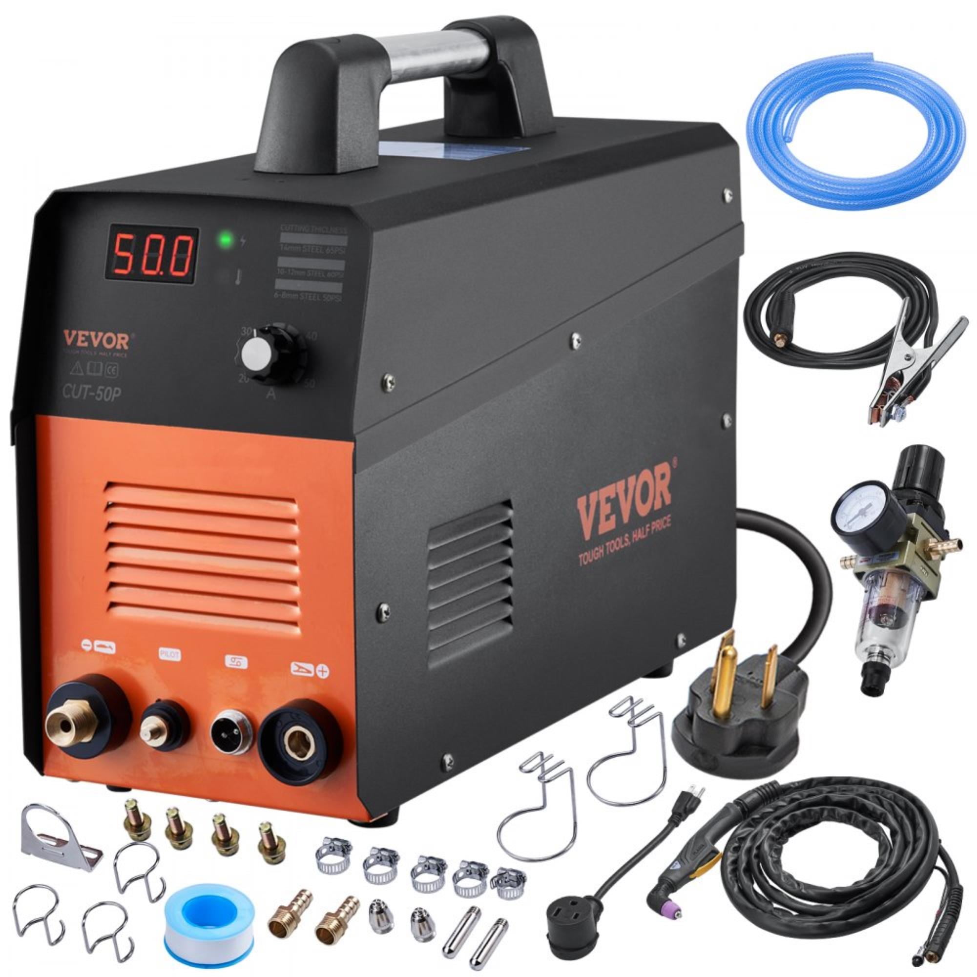 50Amp Plasma Cutter with Non-Touch Pilot Arc - Dual Voltage 110V/220V ...