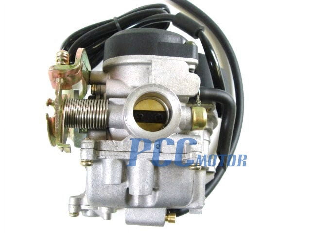 Pcc Motor 50CC Moped Scooter Carburetor, 18mm Carb, Kazuma Sunl Roketa ...