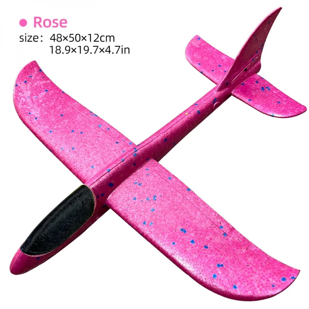 50CM Big Flash Glider Foam Plane Hand Throw Light Inertial AirPlane EPP ...