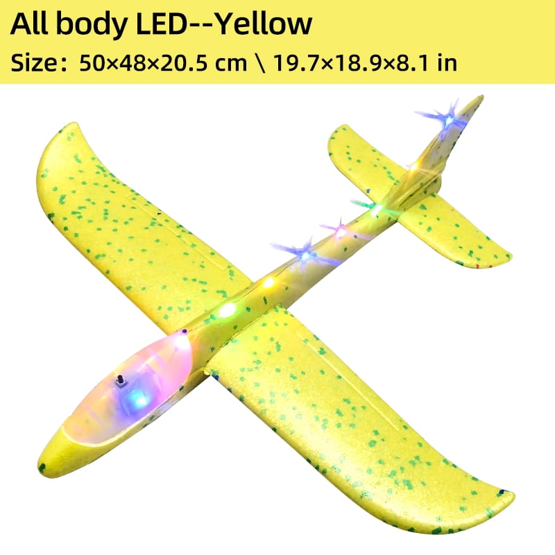 50CM Big Foam Plane Glider Hand Throw Airplane Light Inertial EPP ...