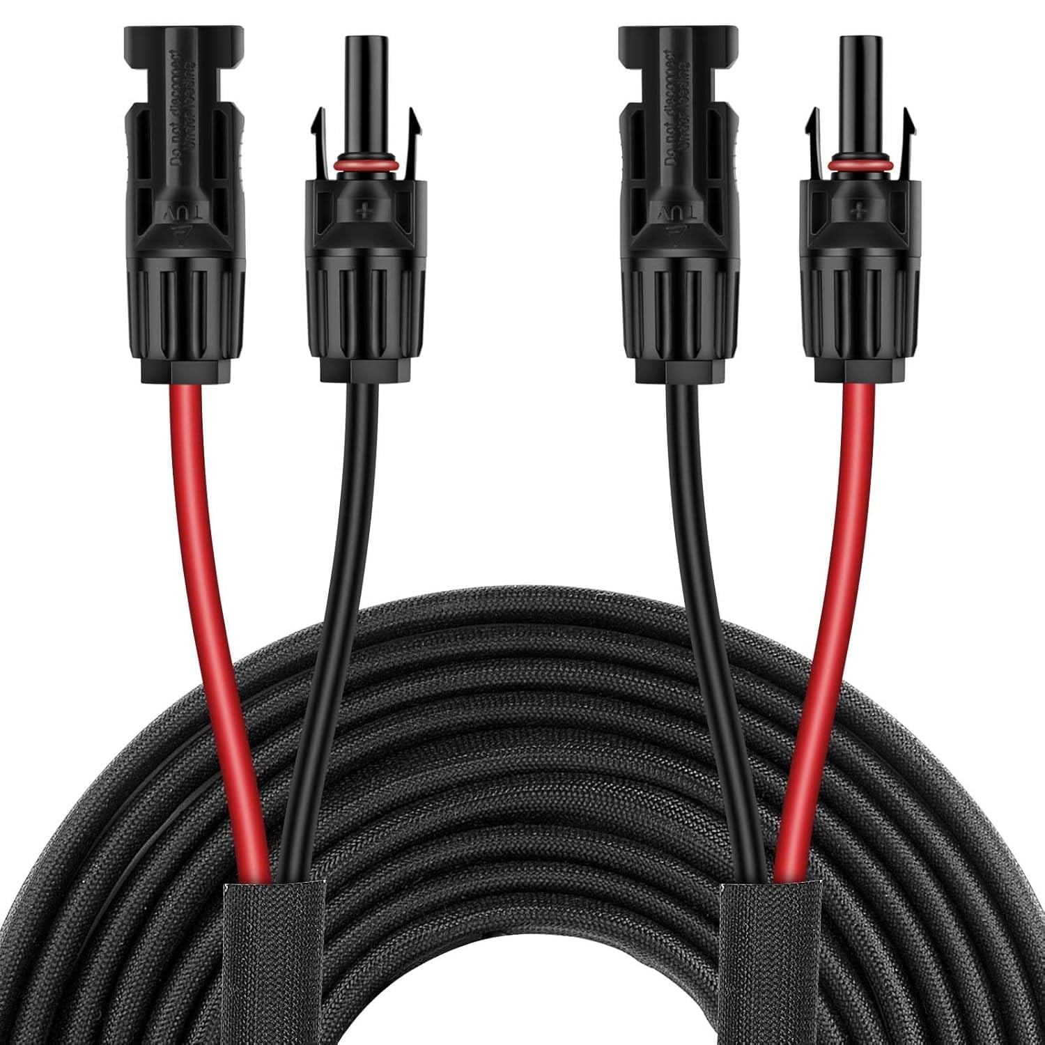 50FT 10AWG Solar Panel Extension Cable with Female and Male Connectors ...
