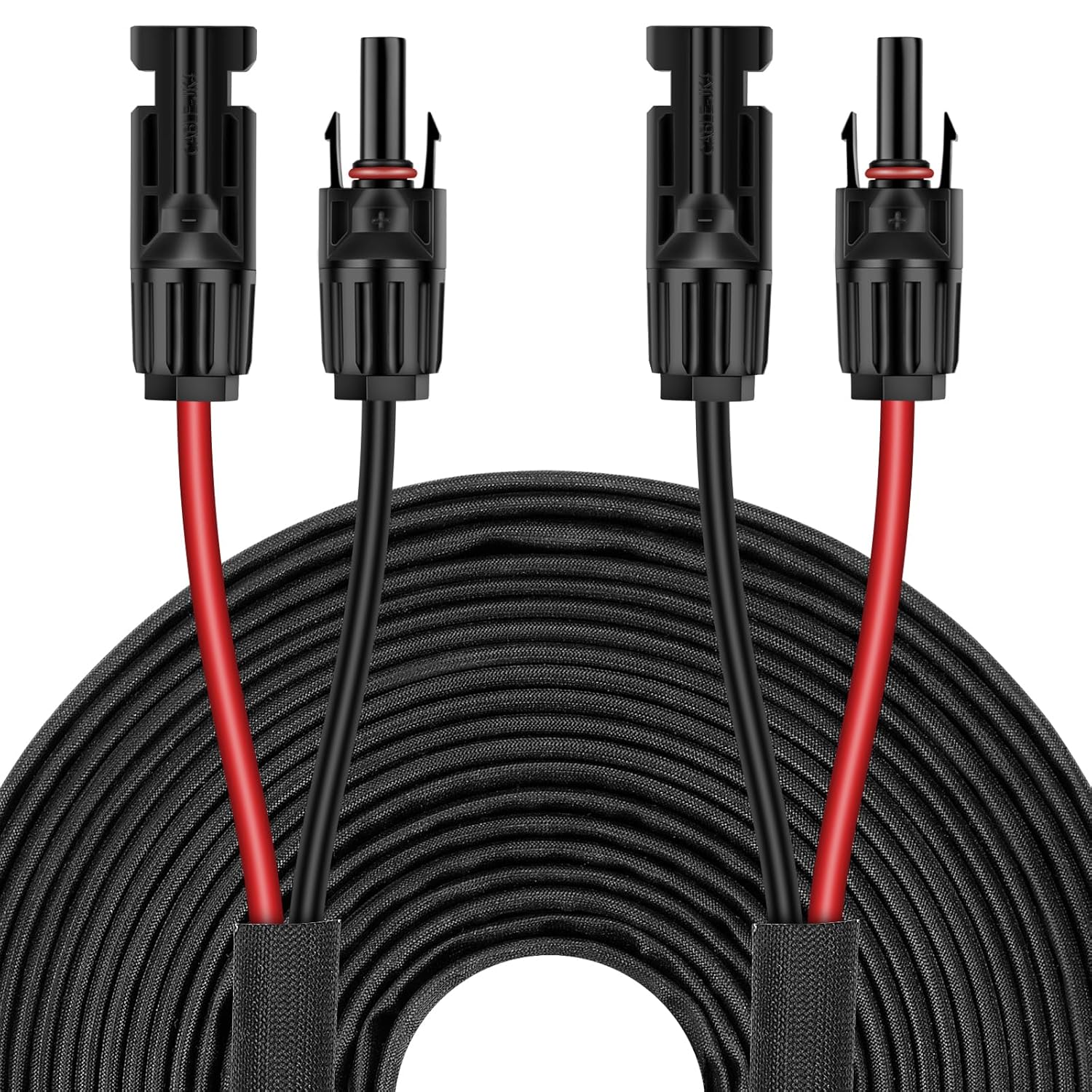 50FT 12AWG Solar Panel Extension Cable with Female and Male Connectors ...