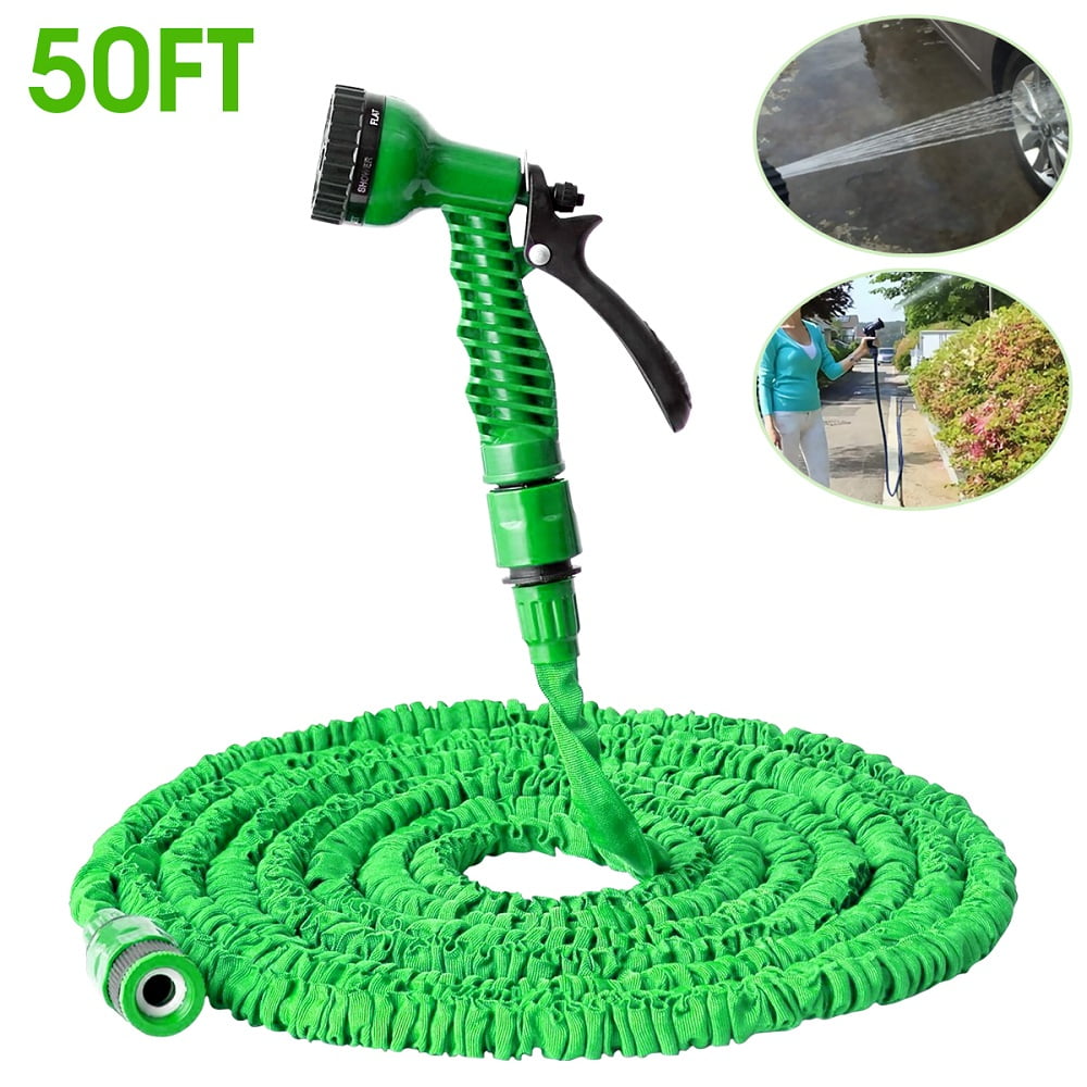 WASAGA Expandable Garden Hose 1/2 in. x 50 ft. Flexible Lightweight ...