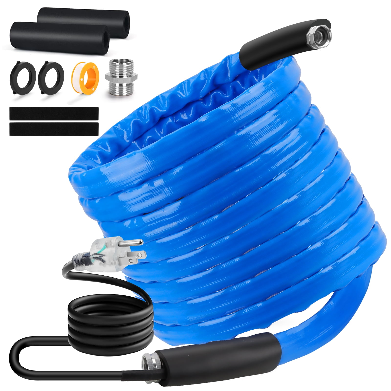 Lafati 50FT Heated Water Hose for RVs, 40℉ Antifreeze, Drinking Water ...